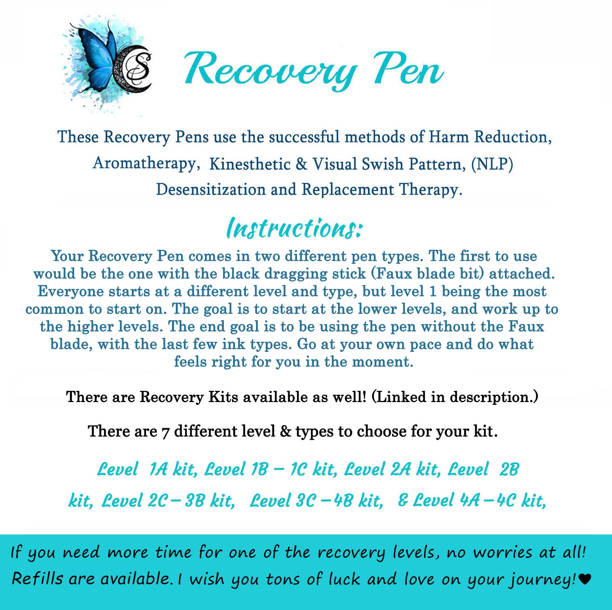 Self-Harm Recovery Pen – Symphony Light Art