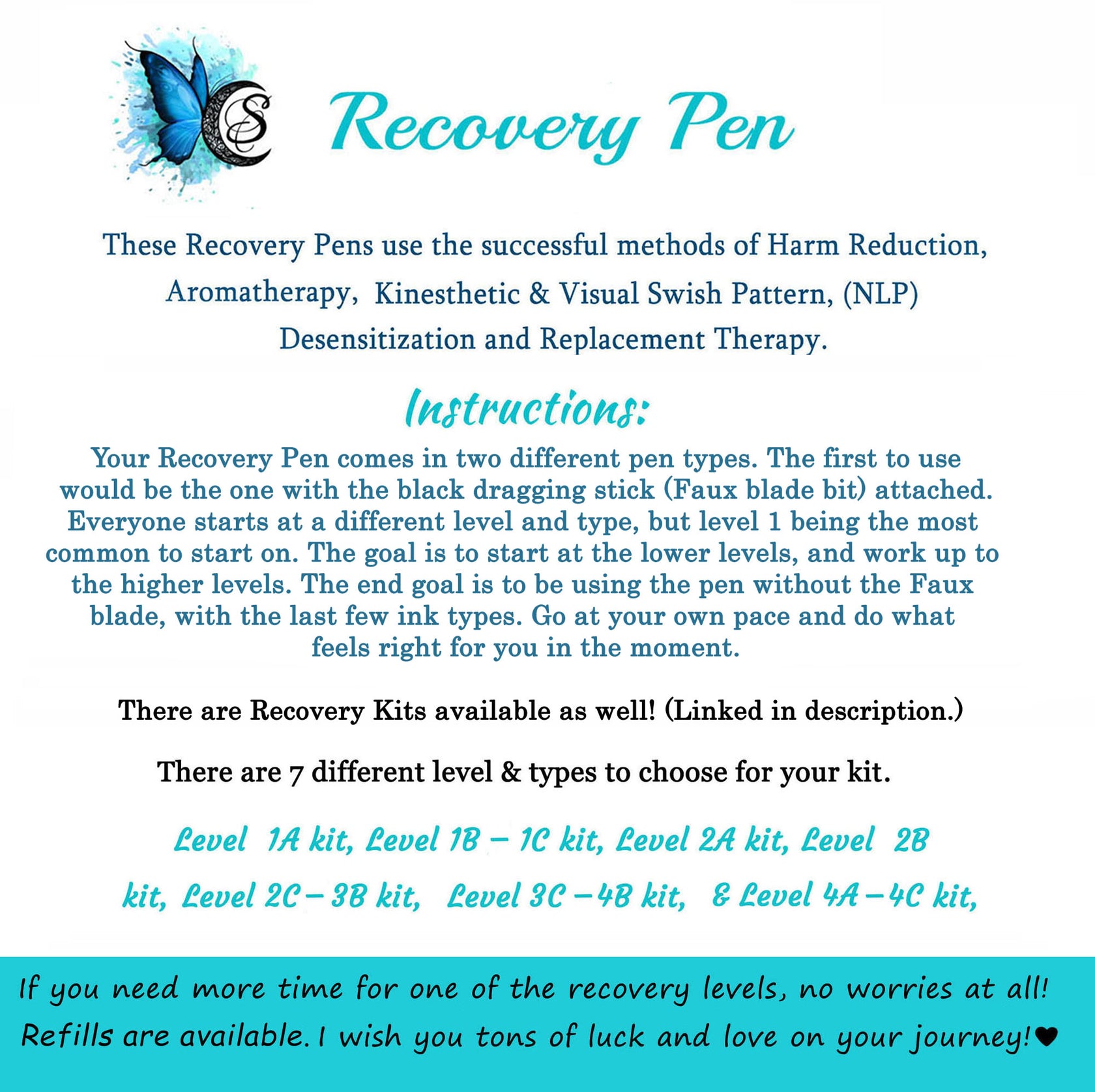 Self-Harm Recovery Pen – Symphony Light Art