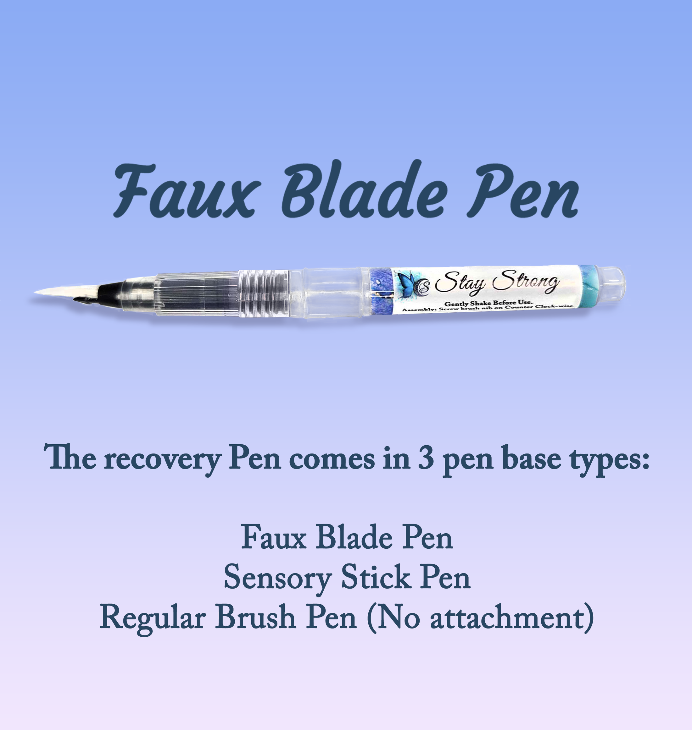 Self-Harm Recovery Pen (Self-Cut Harm Reduction Tool) – Symphony Light Art