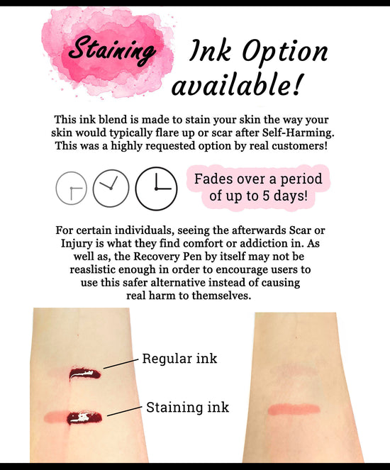 Self-Harm Recovery Pen (Self-Cut Harm Reduction Tool) – Symphony Light Art